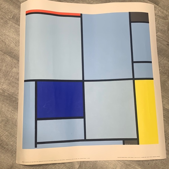 modernist art | Art | Modernist Bauhaus Screen Print By Piet Mondrian ...